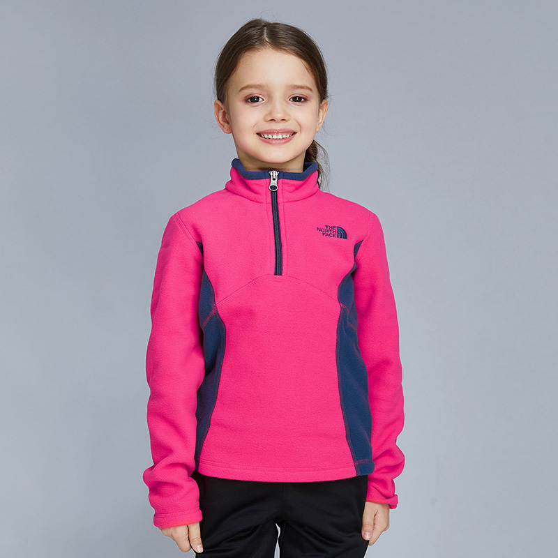 下MTheNorthFace北面童装儿童抓绒衣女童抓绒外套户外秋冬上新|2RCR